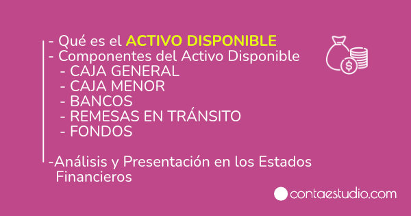 Guía: Qué es el Activo DISPONIBLE en la Contabilidad